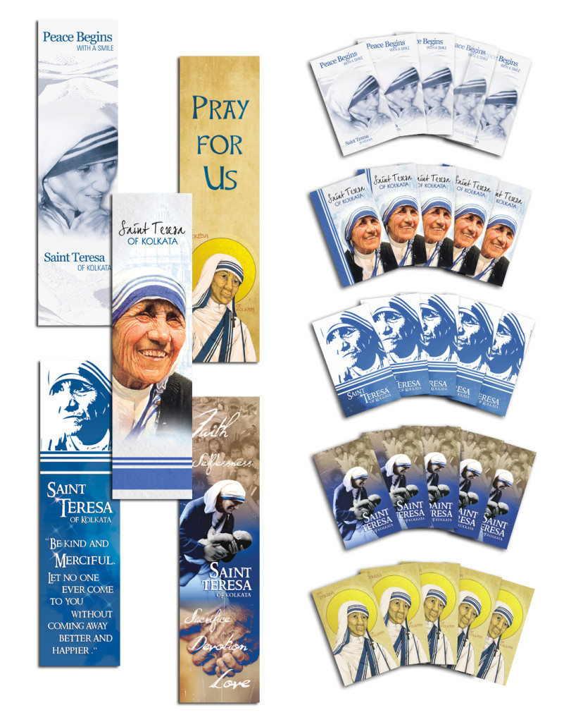 Saint Teresa Bookmarks & Prayer Cards Combo – Diocesan