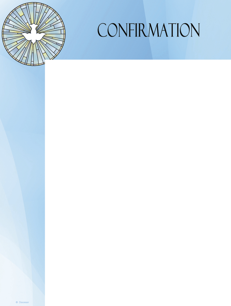 Confirmation – Diocesan
