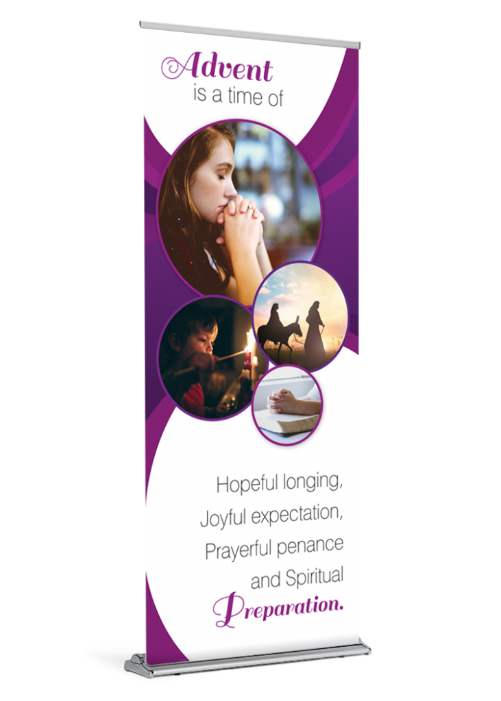 Banners to celebrate Advent