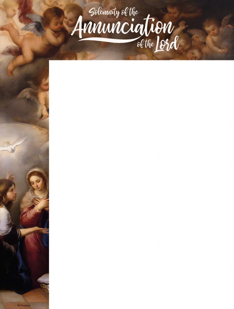 Solemnity of the Annunciation of the Lord - Wrapper | Diocesan