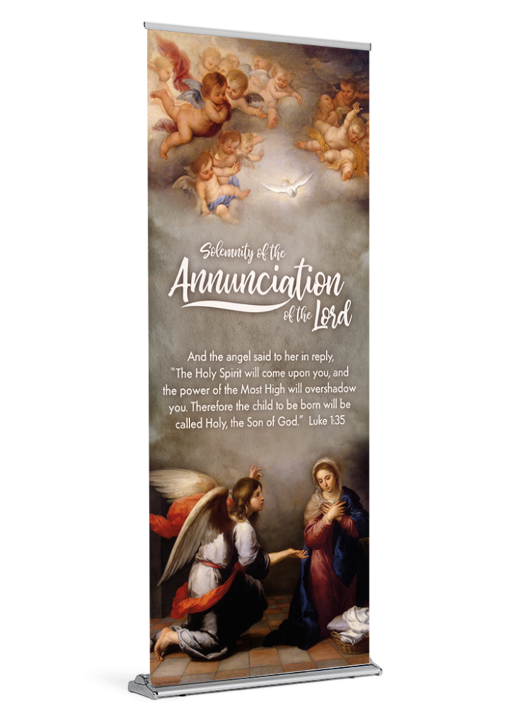 Solemnity of the Annunciation of the Lord Banner | Diocesan