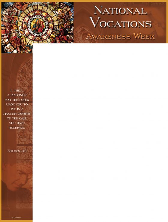Vocation Awareness Stained Glass - Wrapper | Diocesan