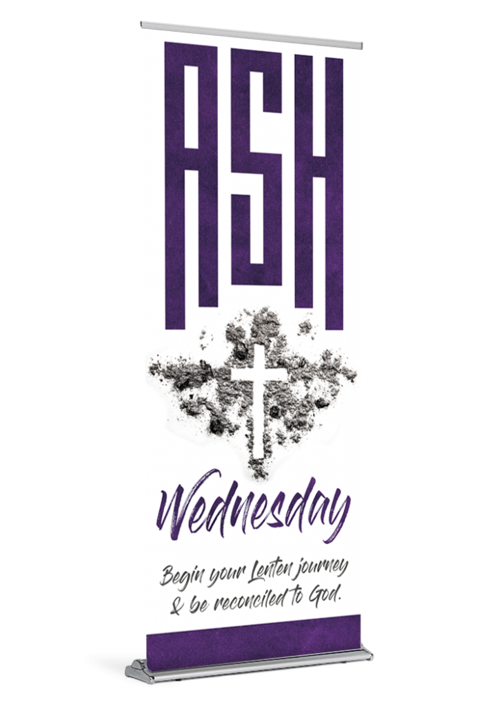 Ash Wednesday Banner A | Diocesan Publications
