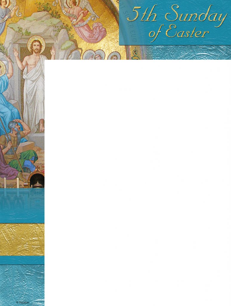 Easter Blue and Gold - 5th Sunday - Wrapper | Diocesan