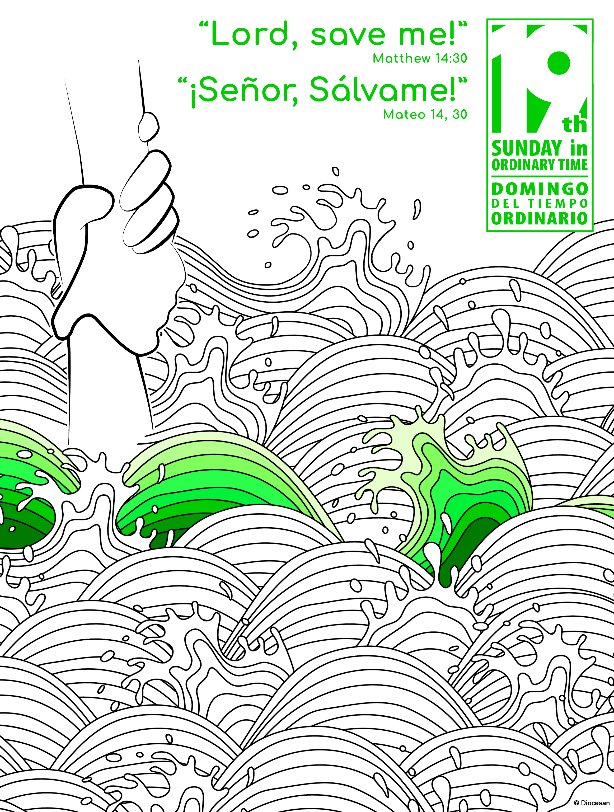 Ordinary Time - Week 19 - Lord Save Me - Bilingual | Diocesan