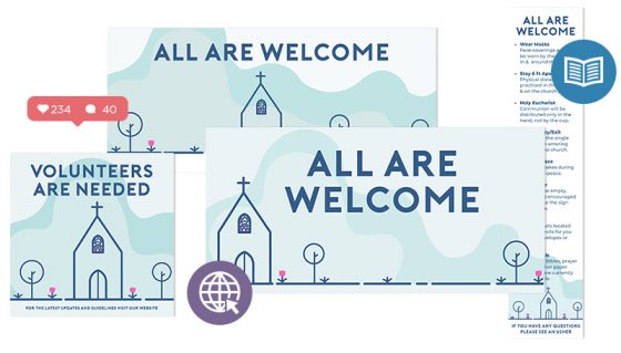 Free Digital Assets - All are Welcome | Diocesan