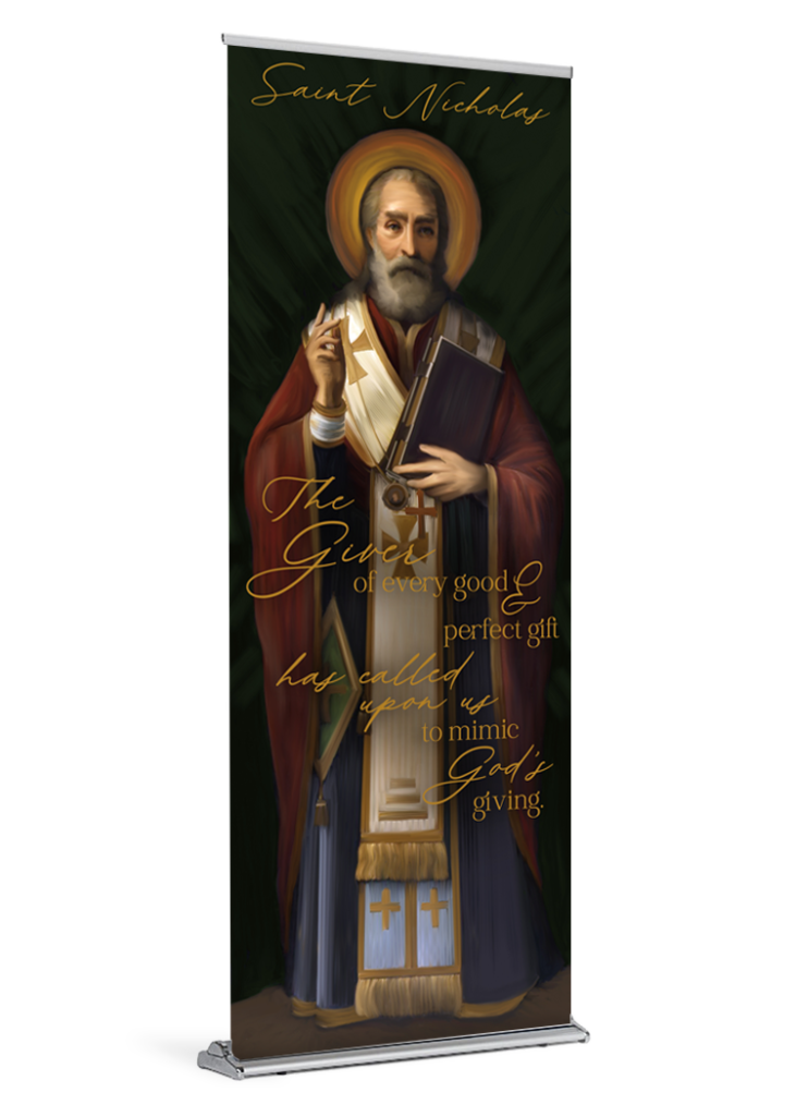 The Giver Saint Nicholas Banner | Diocesan