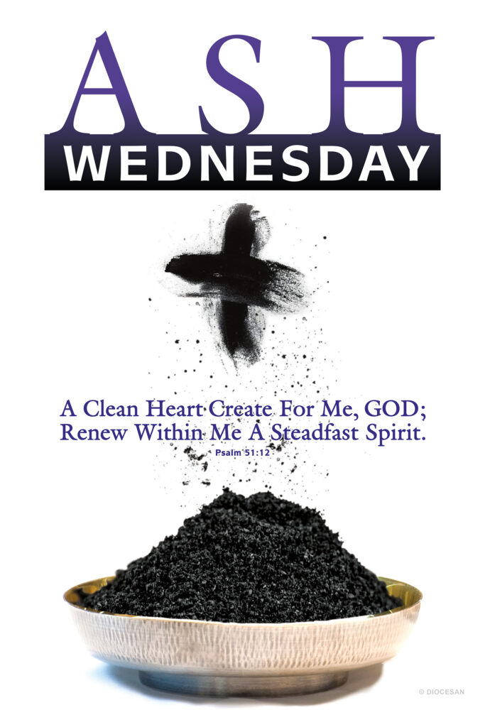 Ash Wednesday Renew Poster | Diocesan
