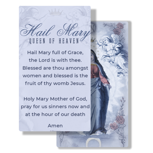 Hail Mary Prayer Card | Diocesan
