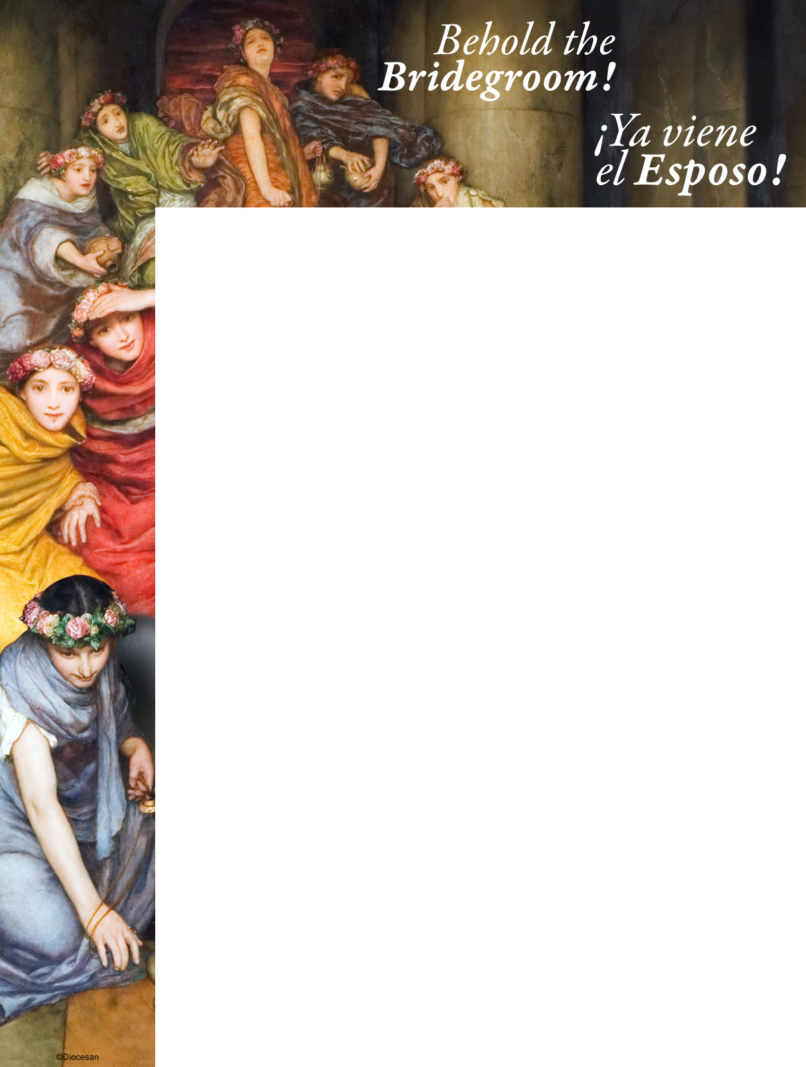 Behold the Bridegroom Bilingual Wrapper | Diocesan