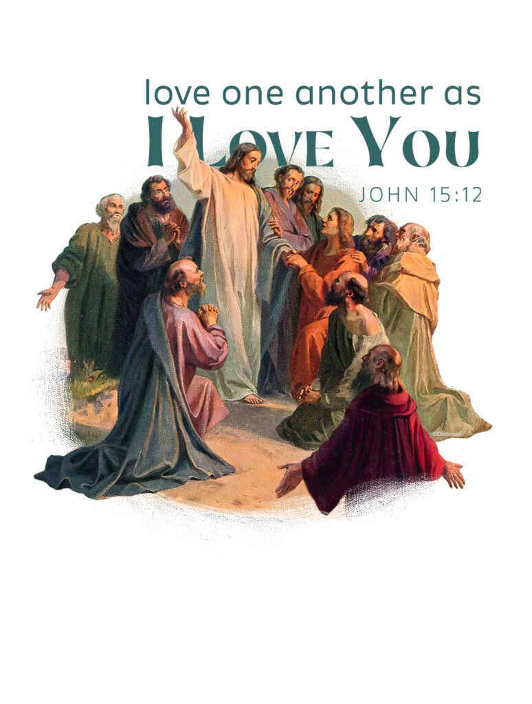 Love One Another As I Love You Clipped | Diocesan