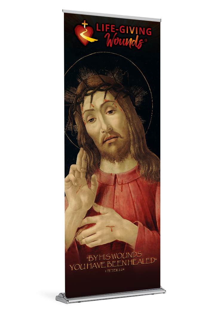 Life Giving Wounds You Have Been Healed Banner | Diocesan