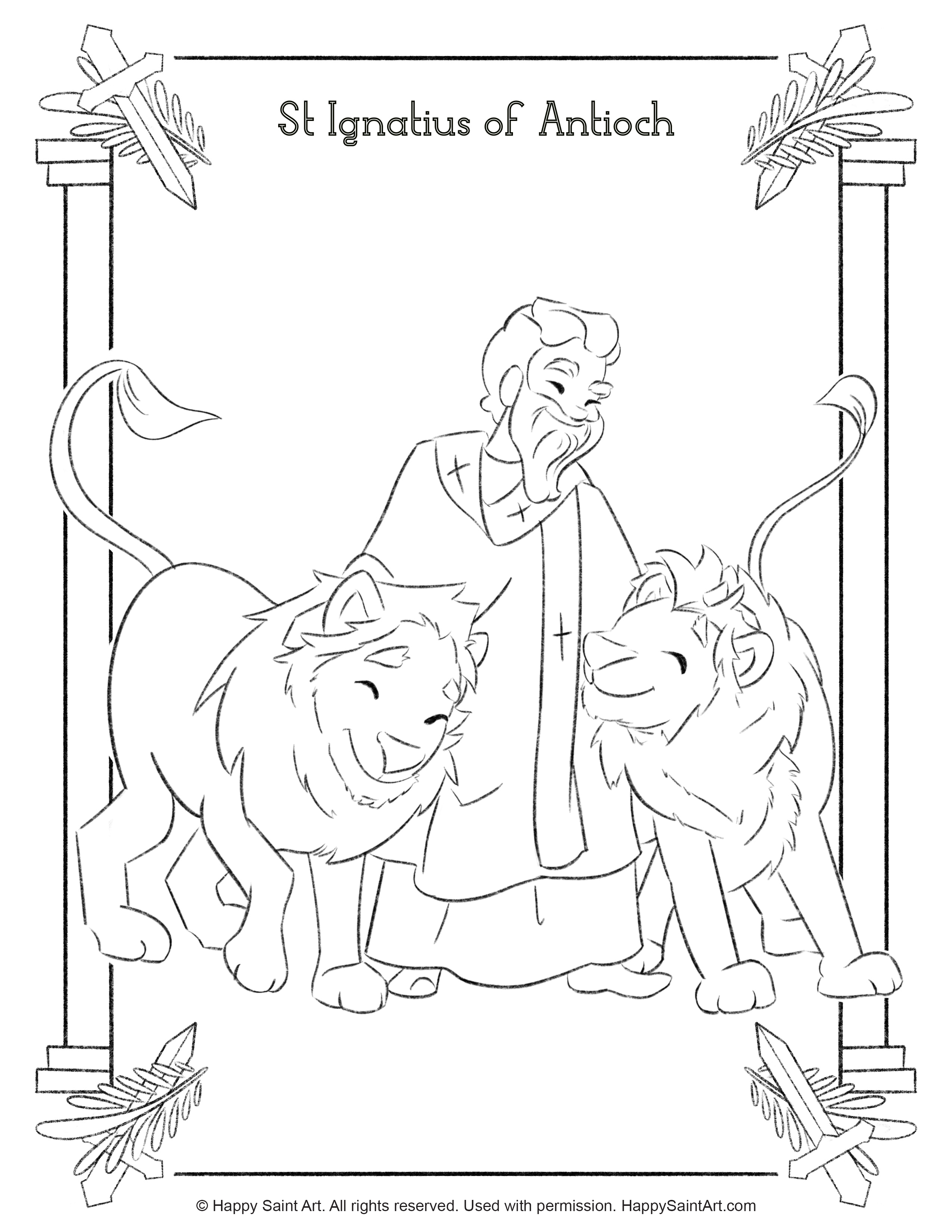 the church at antioch coloring pages