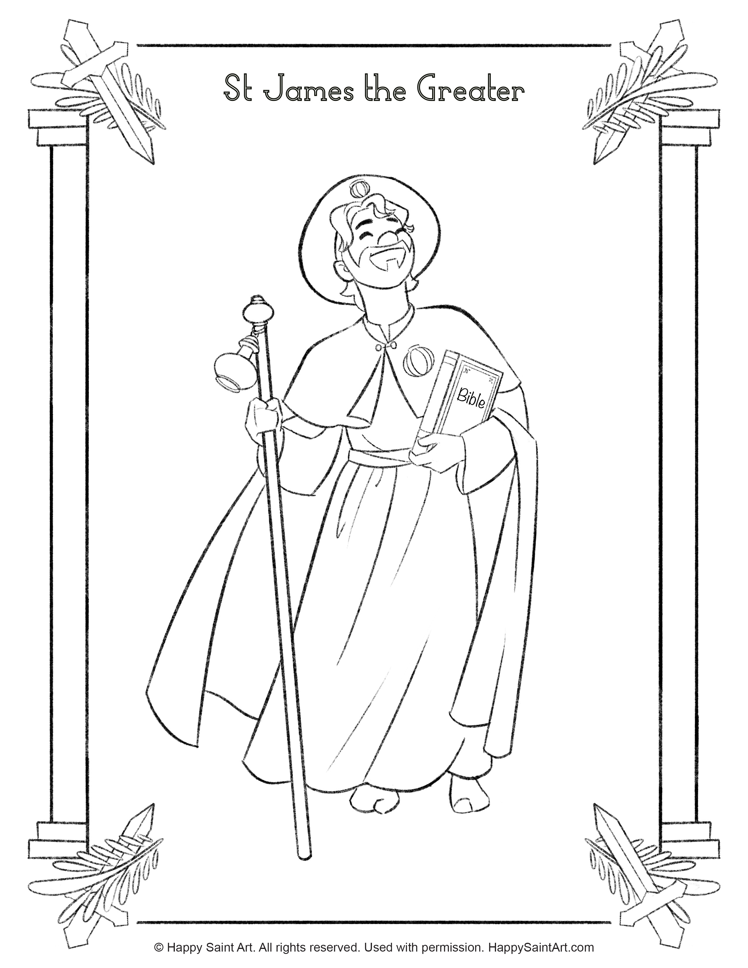 james coloring pages