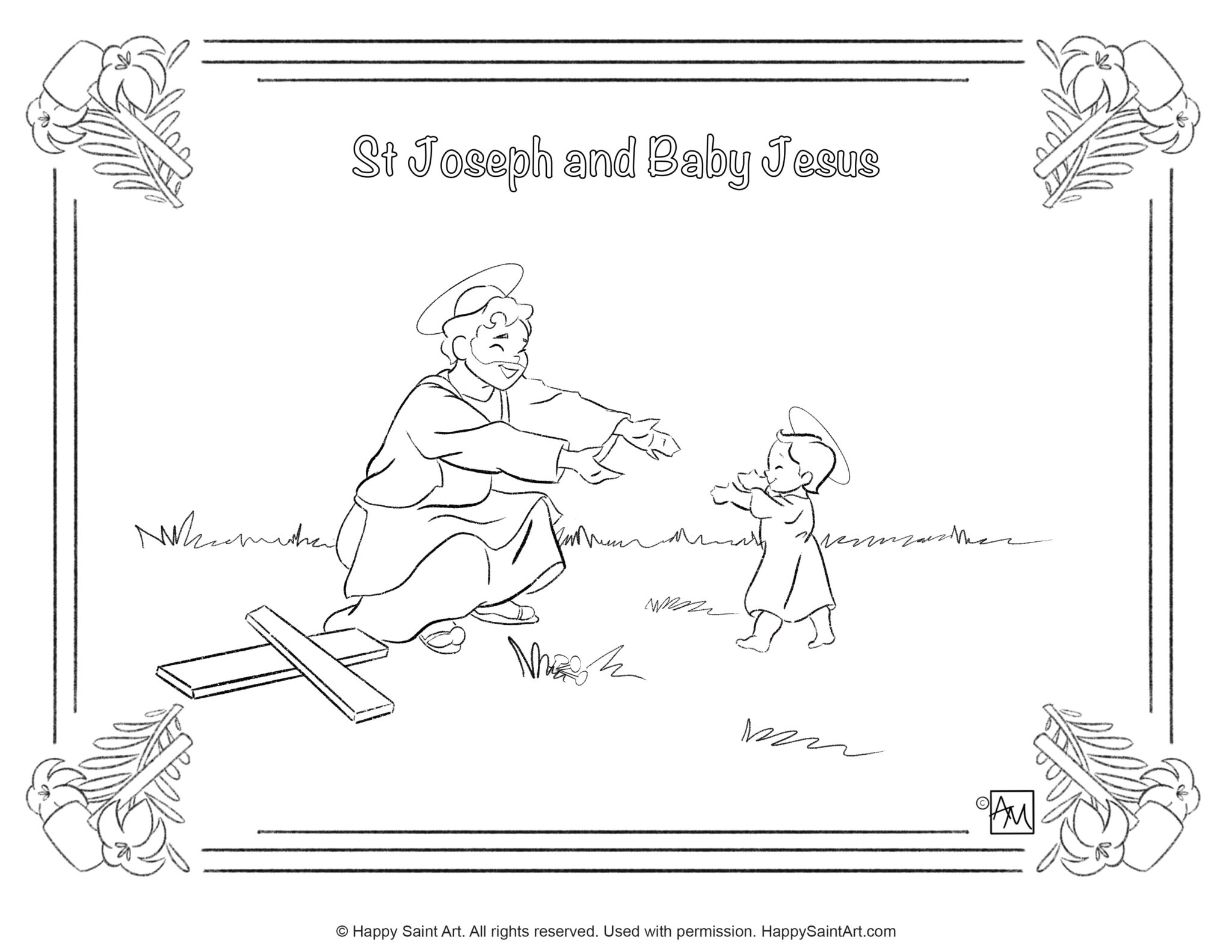 Saint Joseph and Baby Jesus | Diocesan