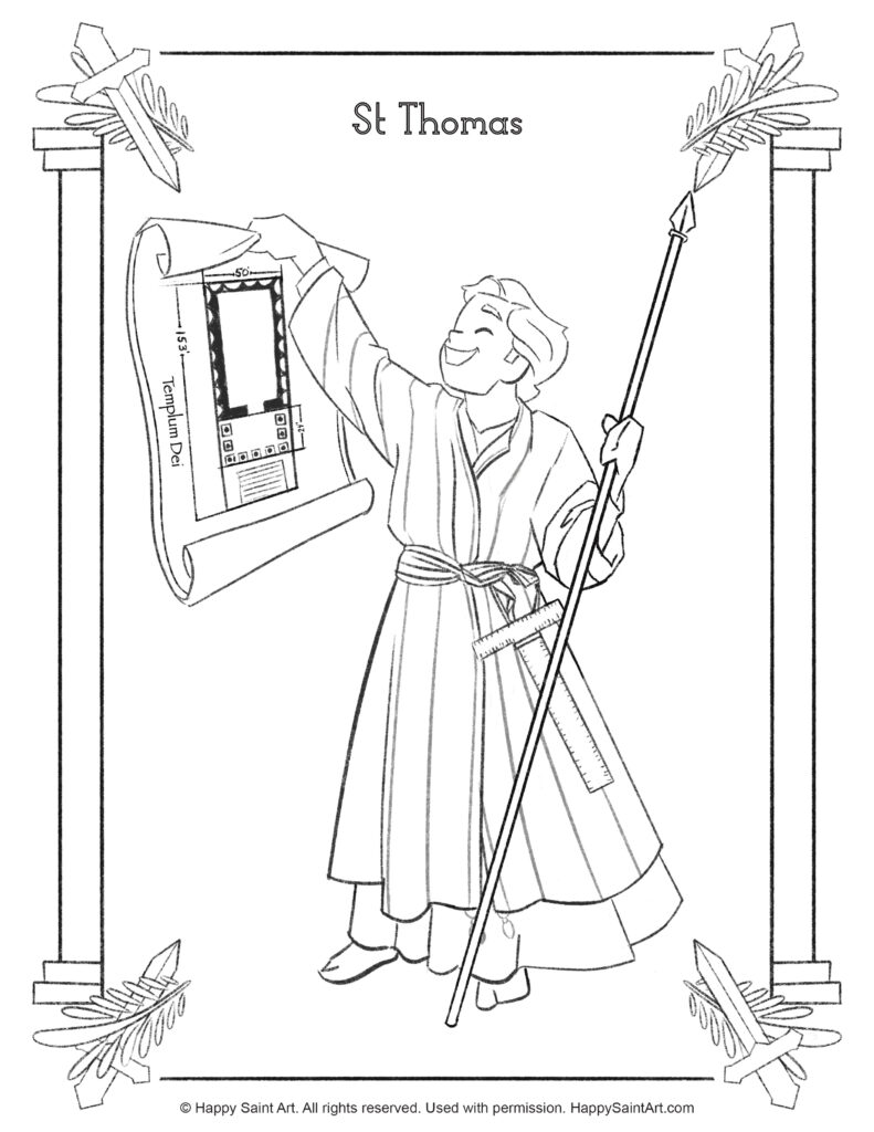 Coloring Pages - Happy Saint Art Archives | Diocesan