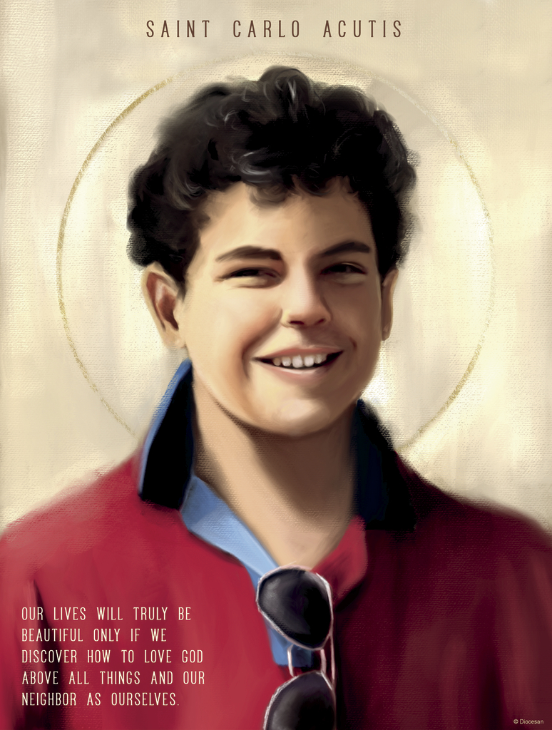 Saint Carlo Acutis - The Living Heart Co - Cover | Diocesan