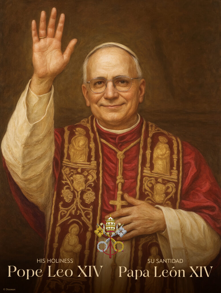 Pope Leo XIV Painting - Bilingual Cover | Diocesan