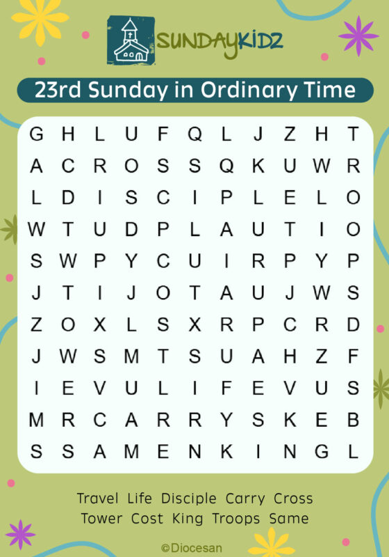 23rd Sunday OT Cycle C Vertical | Diocesan