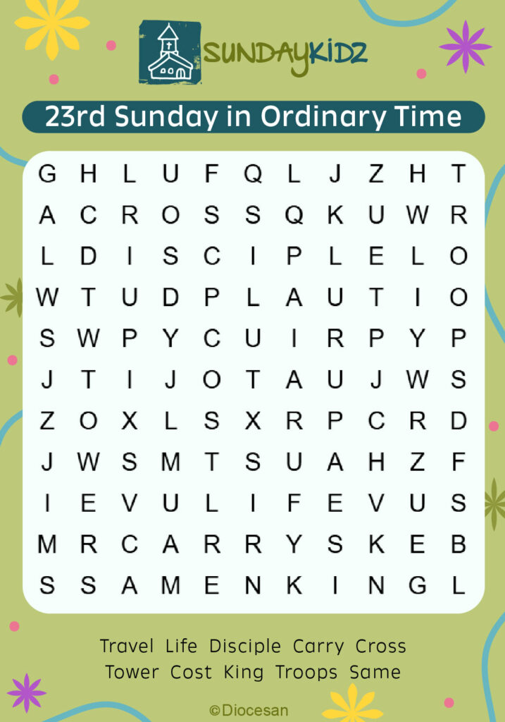 23rd Sunday OT Cycle C Vertical | Diocesan