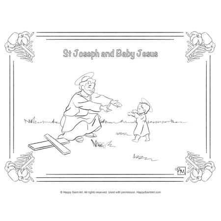 Saint Joseph and Baby Jesus | Diocesan
