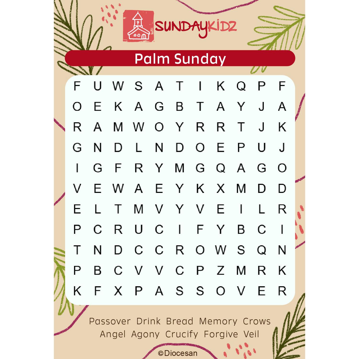 Palm Sunday Cycle C Vertical | Diocesan