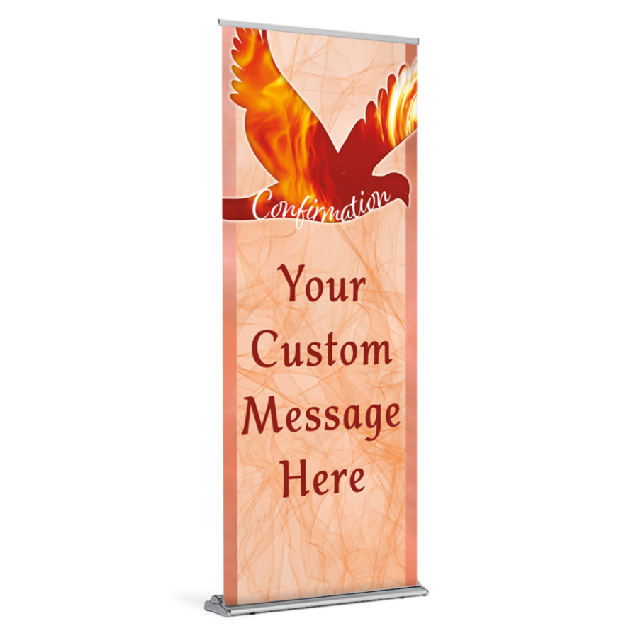 Fan the Flame of the Holy Spirit Confirmation Customizable Banner ...