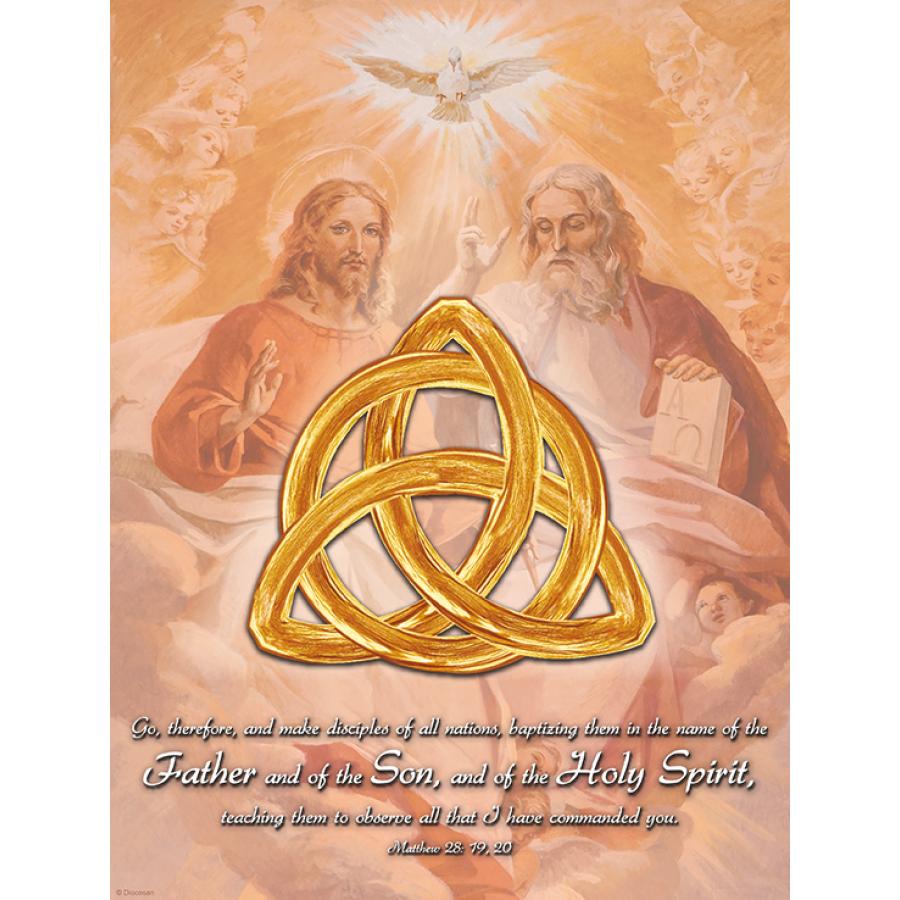 Holy Trinity Gold Symbol Cover – Diocesan