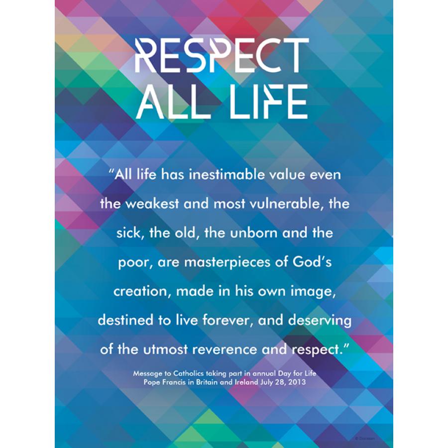 Colorful Respect Life Message Cover – Diocesan