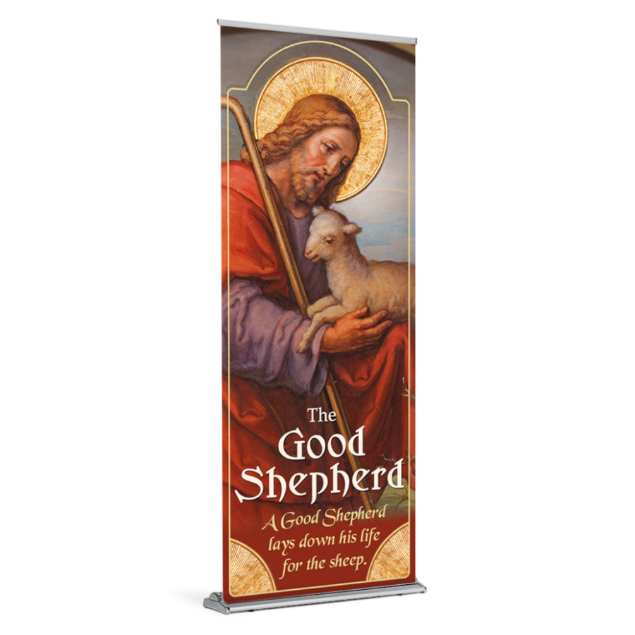 ...For the Sheep Good Shepherd Banner | Diocesan