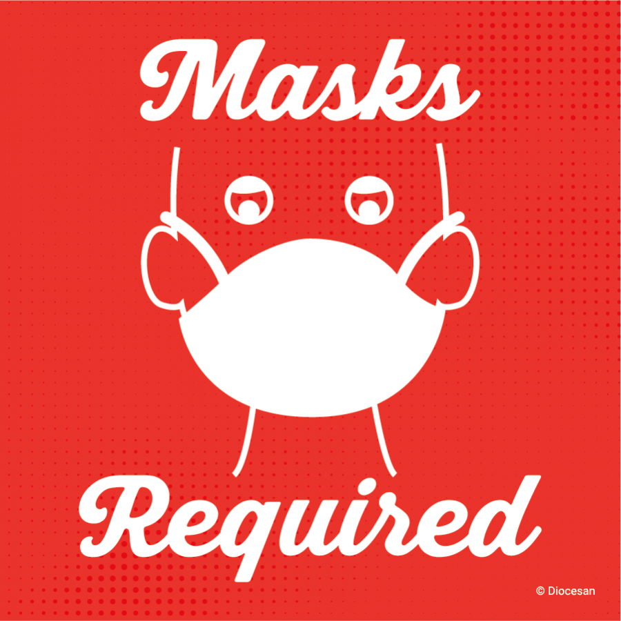 Masks Required - Window Cling | Diocesan