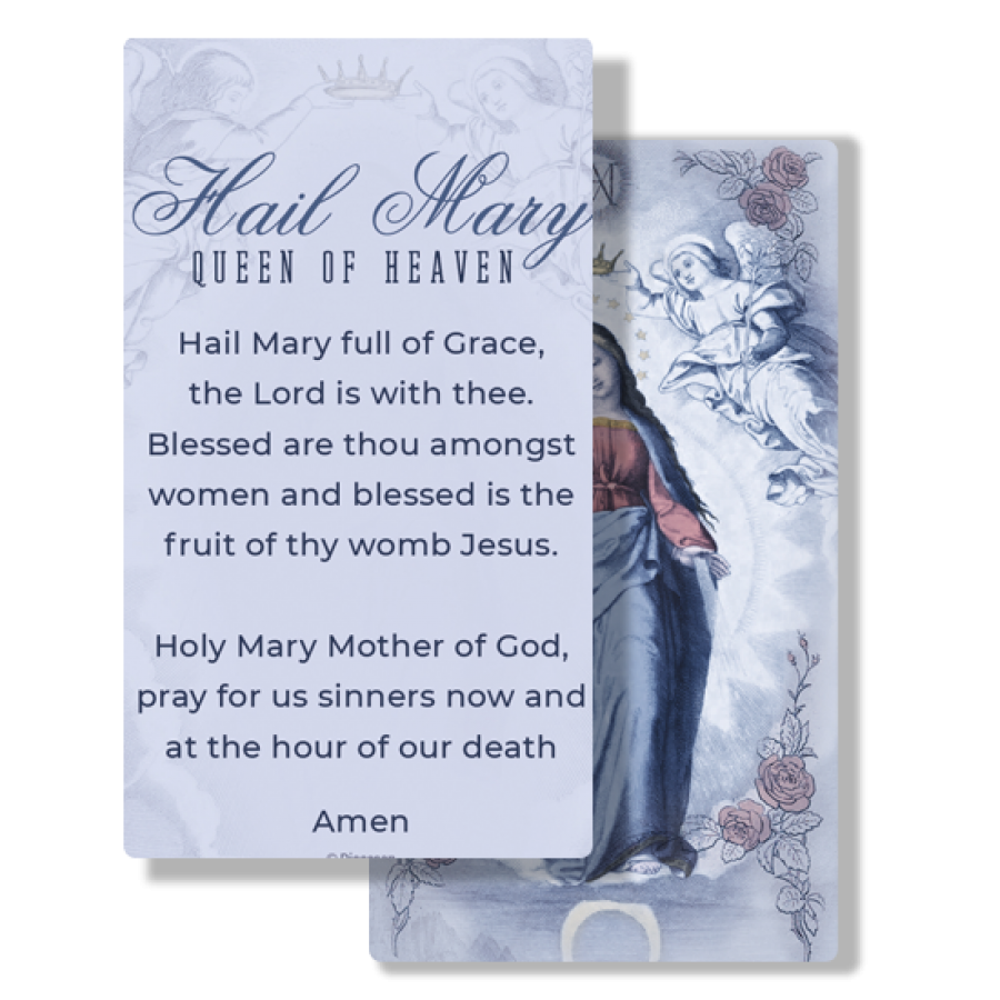 Hail Mary Prayer Card | Diocesan