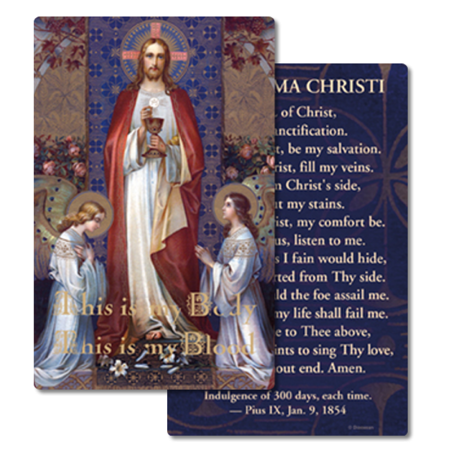 First Communion Anima Christi Prayer Card | Diocesan