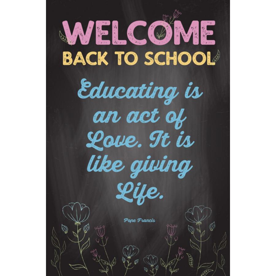 Chalkboard – Back to School – Poster – Diocesan