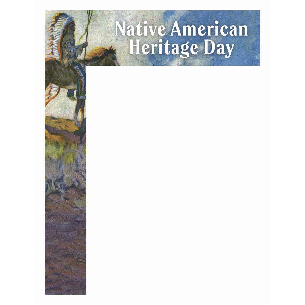 Native American Heritage Day – Horseback – Wrapper – Diocesan