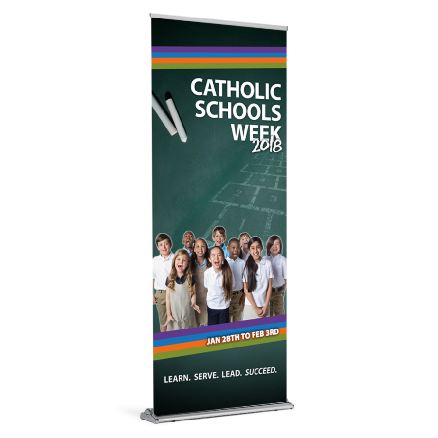 Catholic Schools Week Chalkboard Banner – Diocesan