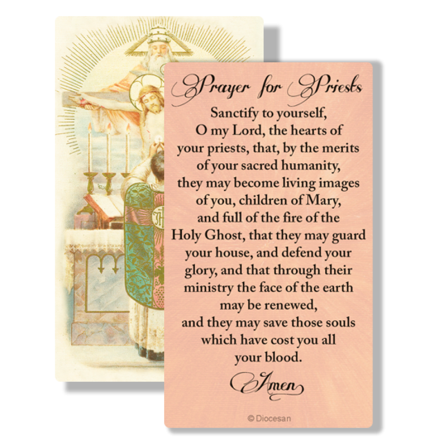 Ordination - Standard Prayer Card | Diocesan