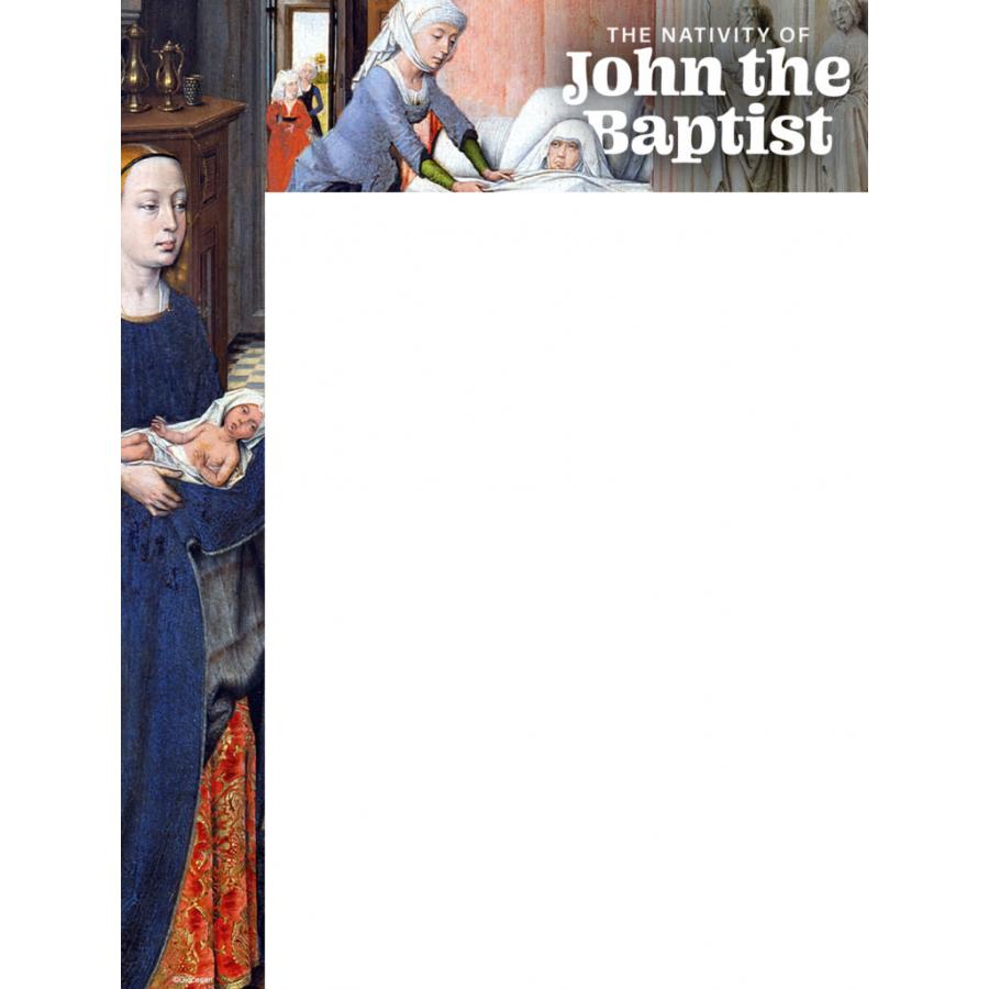 The Nativity of Saint John the Baptist Framed Wrapper – Diocesan