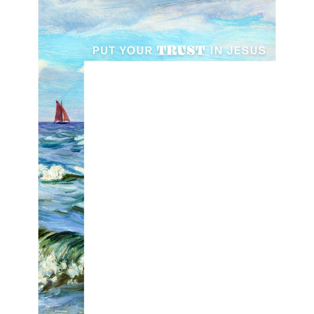 Put Your Trust In Jesus Contemporary Wrapper – Diocesan