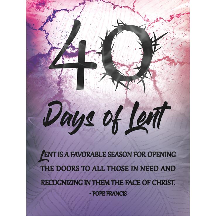 Lent 40 Days Cover | Diocesan