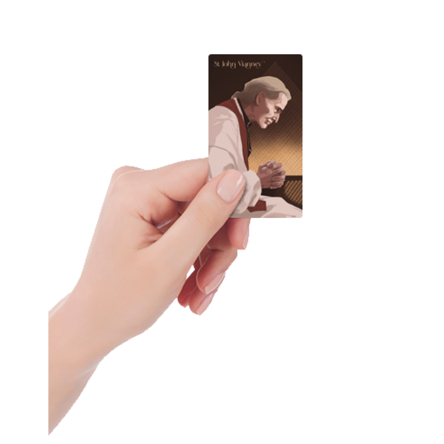 Please God, the Angels, & the Saints Saint John Vianney Prayer Card ...