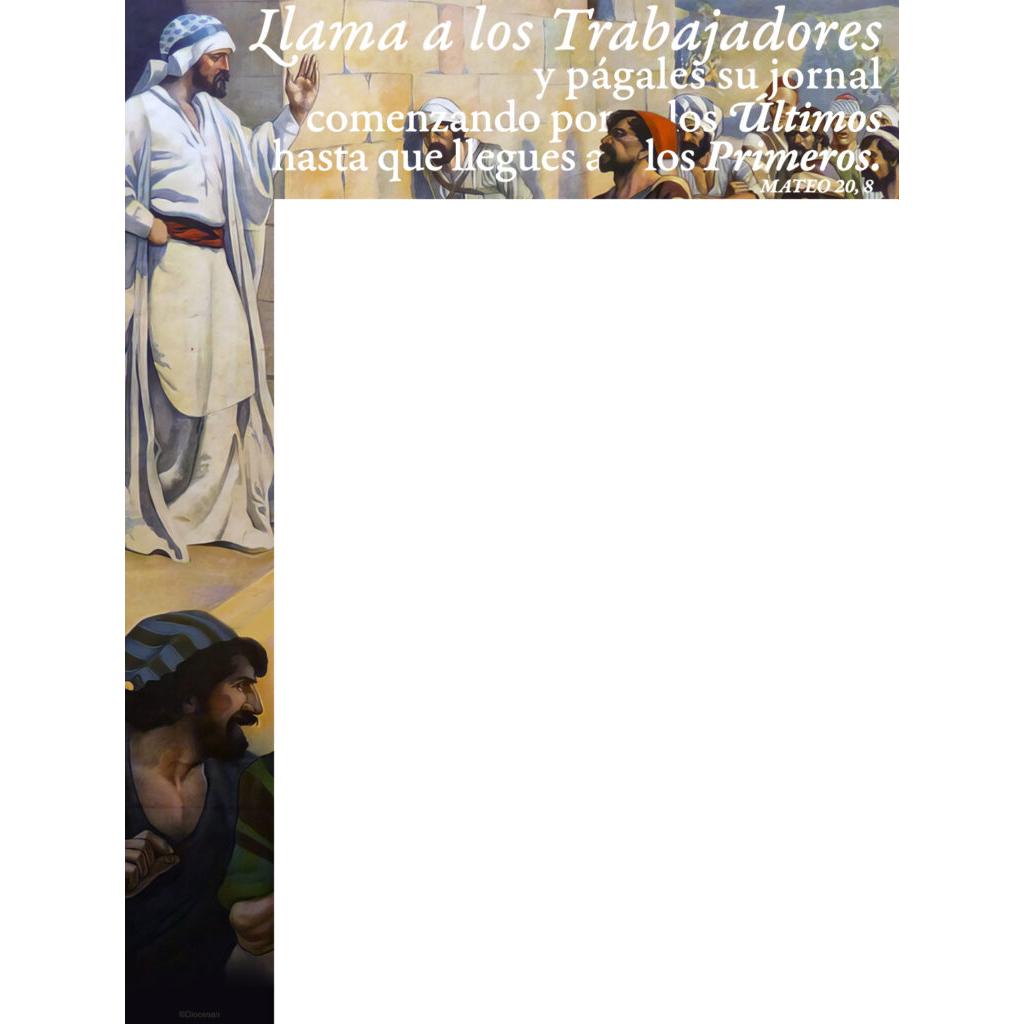 Llama A Los Trabajadores Y Págales Su Jornal Wrapper – Diocesan