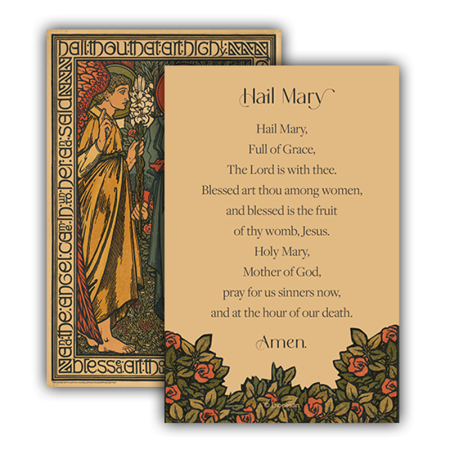 Divine Mercy Prayer Card A