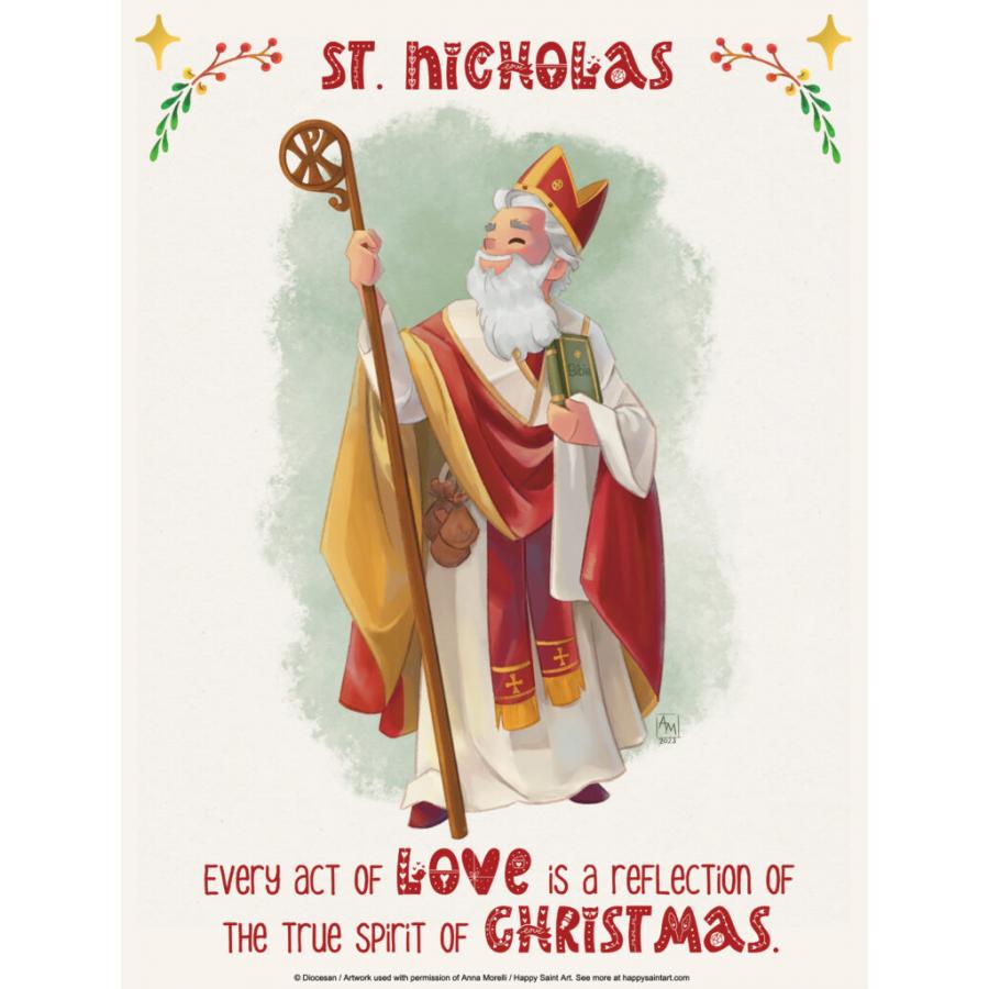 St. Nicholas by Happy Saint Art – Cover – Diocesan