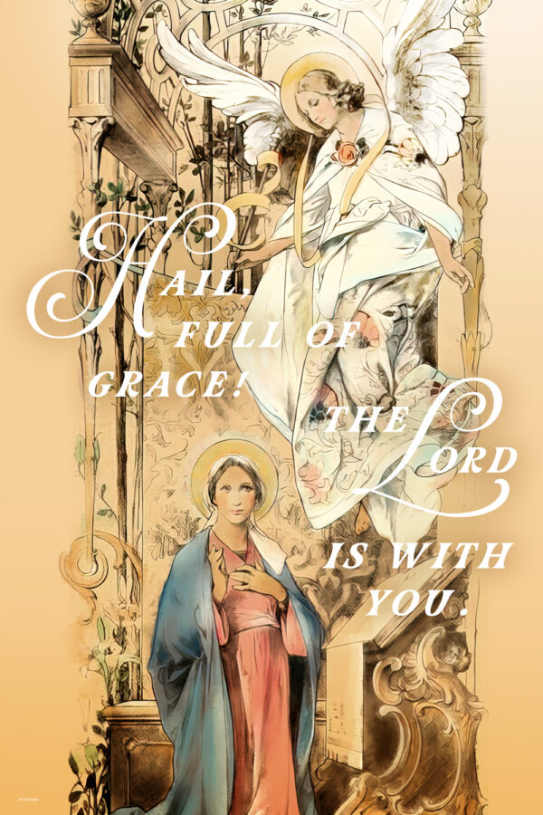 Hail – Annunciation Poster – Diocesan