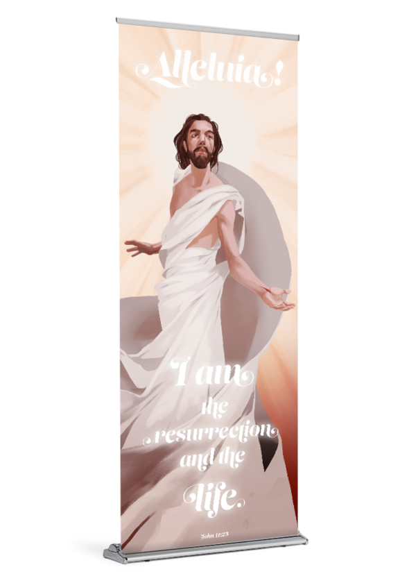 I am the Resurrection! – Banner – Diocesan