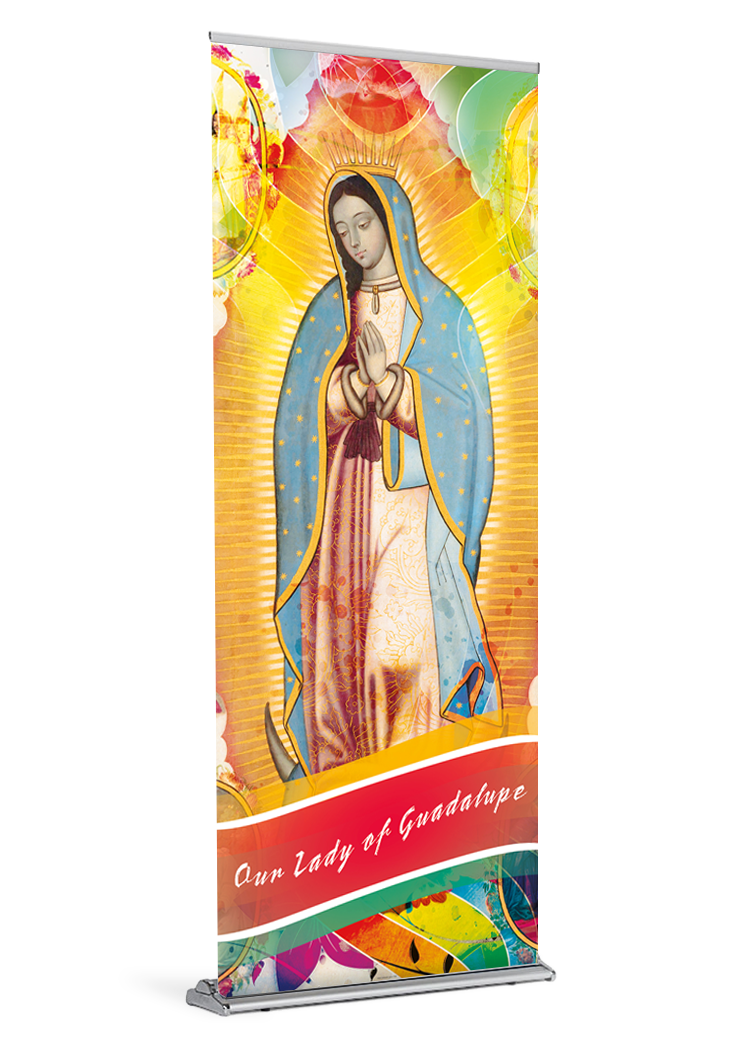 Our Lady of Guadalupe – Banner C – Rainbow – Diocesan