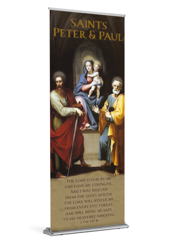 The Lord Stood By Me Saints Peter and Paul Banner – Diocesan