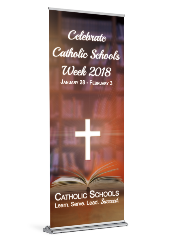 Catholic Schools Week Cross Banner – Diocesan
