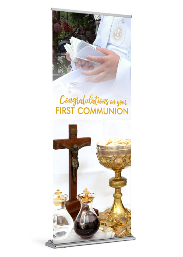 Congratulations First Communion Banner – Diocesan